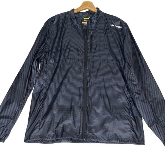 Brooks | Jackets & Coats | Brooks Running Jacket Mens Lg 2110 Full Zip ...